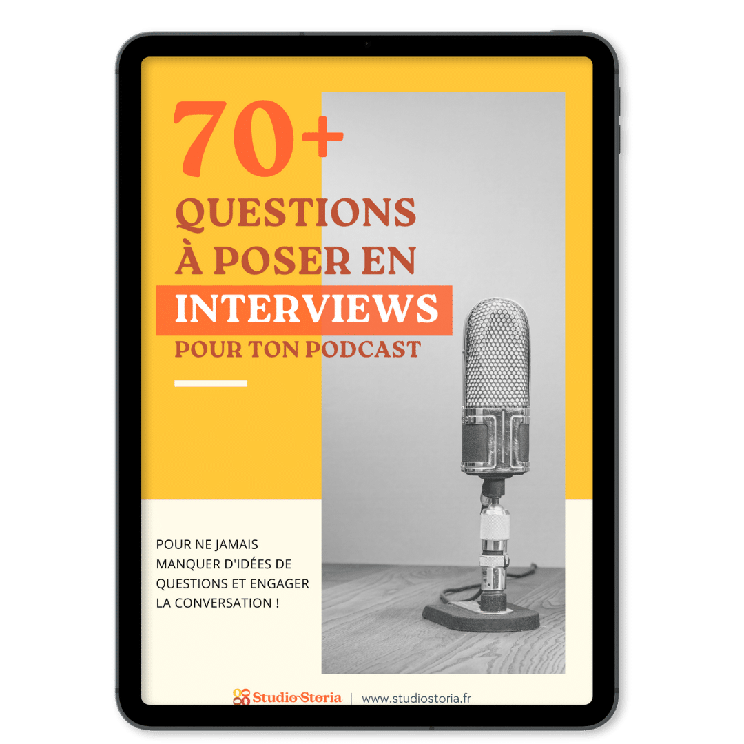 Guide gratuit : 70 questions pour vos interviews - Studio Storia